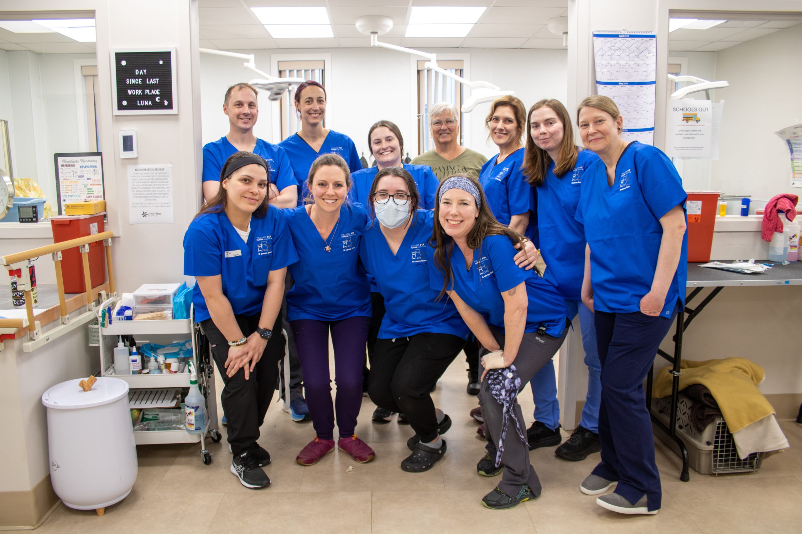 Connecticut Wet Lab, April 2024 (group photo) - United Spay Alliance